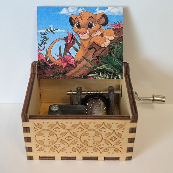 Other | Hand Crank Music Box Box Lion King Simba | Poshmark